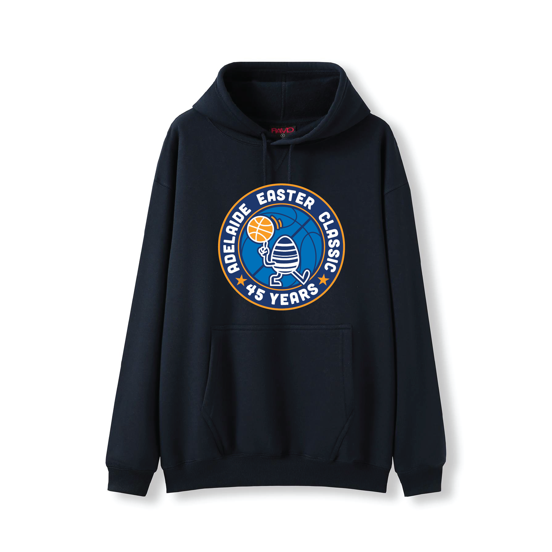 EASTER CLASSIC 2026 HOODIE NAVY WITH FRONT COLOUR EGG LOGO – Apelle